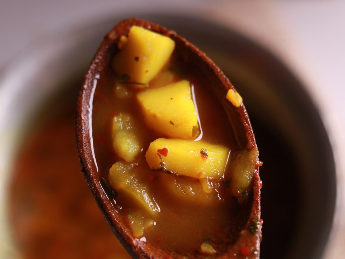 Amritsari Aloo ki Launji: Delicious Potato Curry from Panjab.