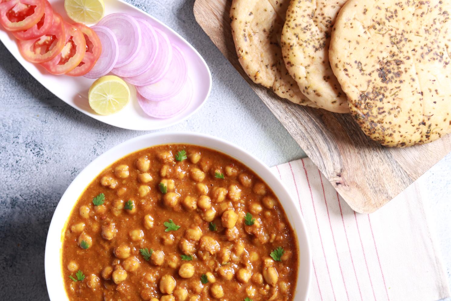Authentic Punjabi Chole Kulche Recipe with Ingredients